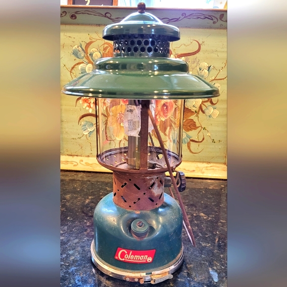 Coleman | Other | Antique Coleman Green Big Hat Lantern Model 228f Mfg ...